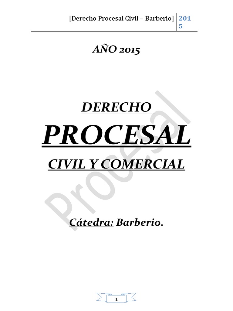 Derecho: Procesal | PDF | Ley procesal | Jurisdicción