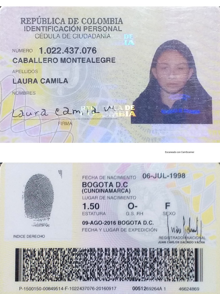 Cedula Laura Caballero | PDF