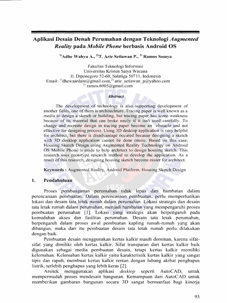 Denah Perumahan - Fulltext | PDF | Seni | Teknologi & Rekayasa