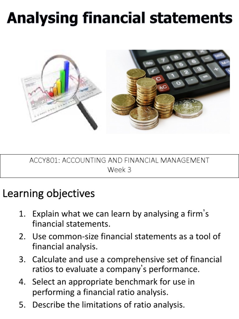 Week 3-Financial Statement Analysis | Download Free PDF | Return On Equity | Price–Earnings Ratio