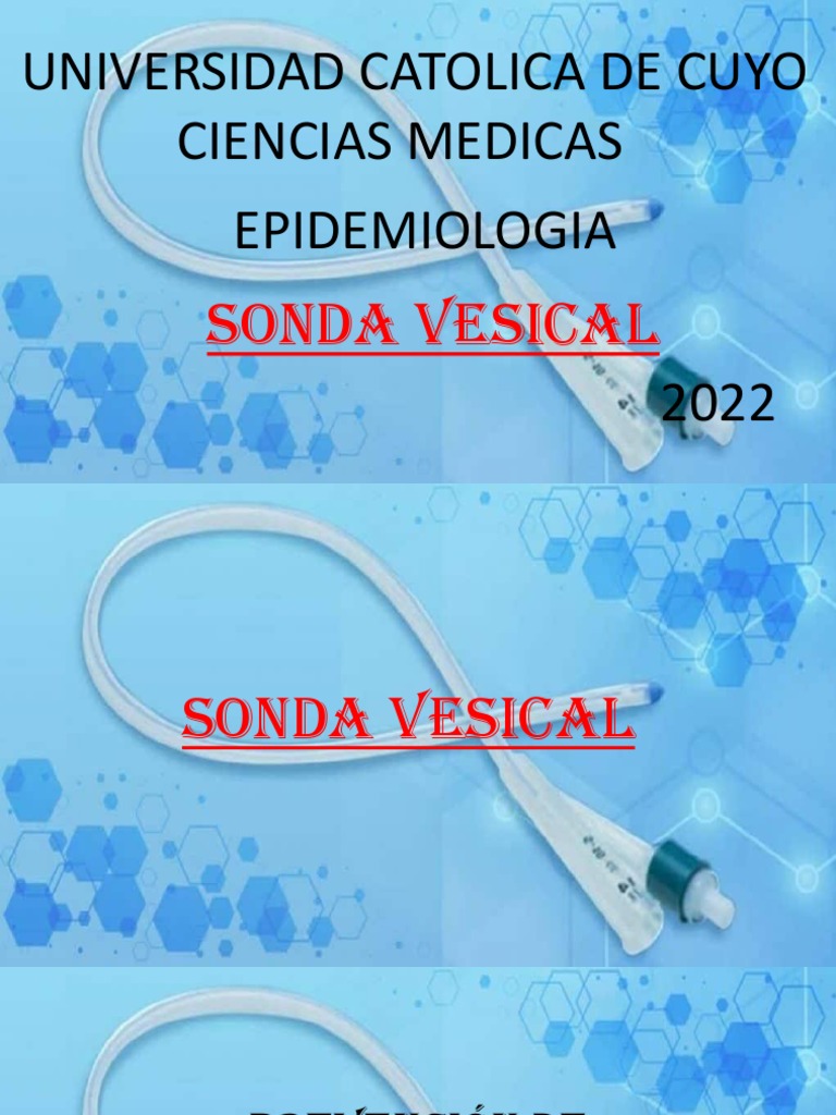 Sonda Vesical | PDF | Vejiga urinaria | Infección del tracto urinario
