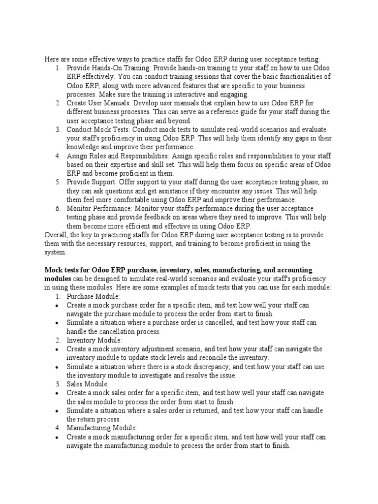 Step by Step - Guide - Line - UAT - ERP | PDF | Enterprise Resource ...