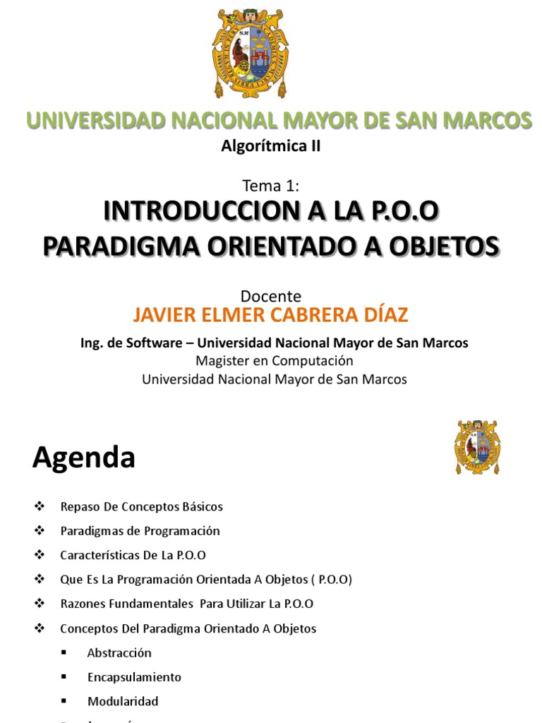 Introduccion A La POO Semana1 | PDF