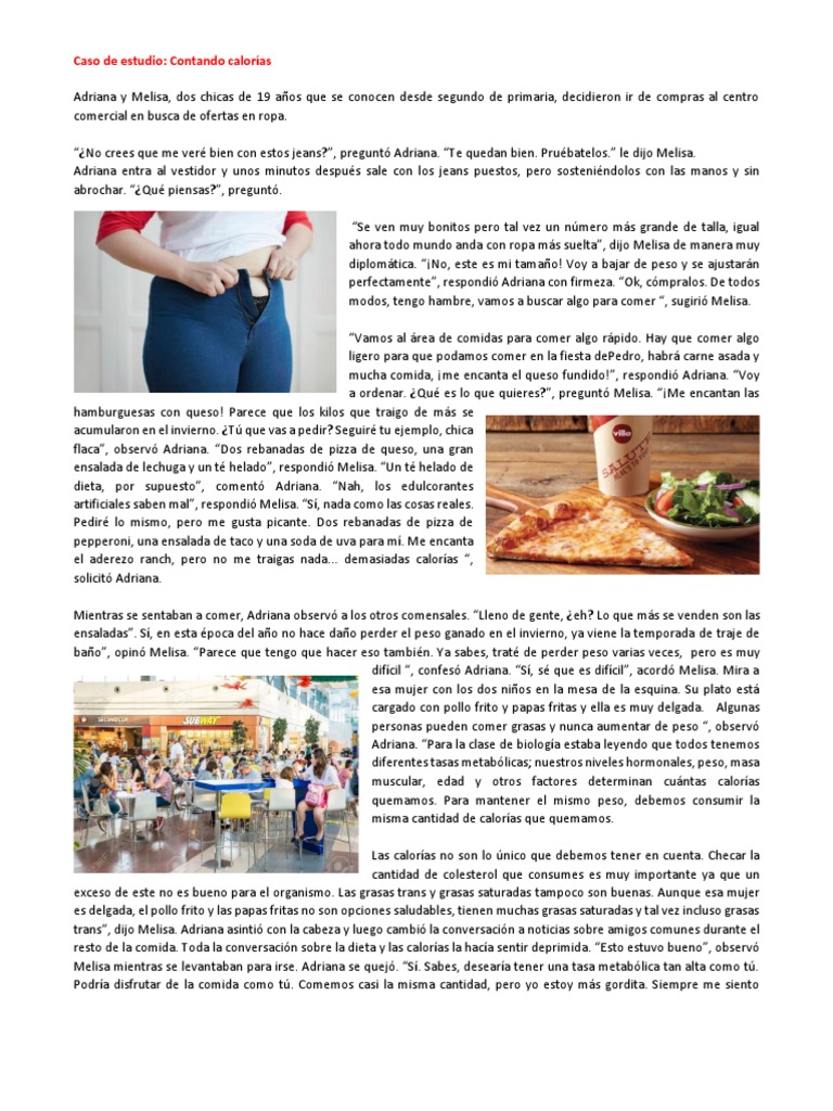 Contando Calorias | PDF | Caloría | Índice de masa corporal