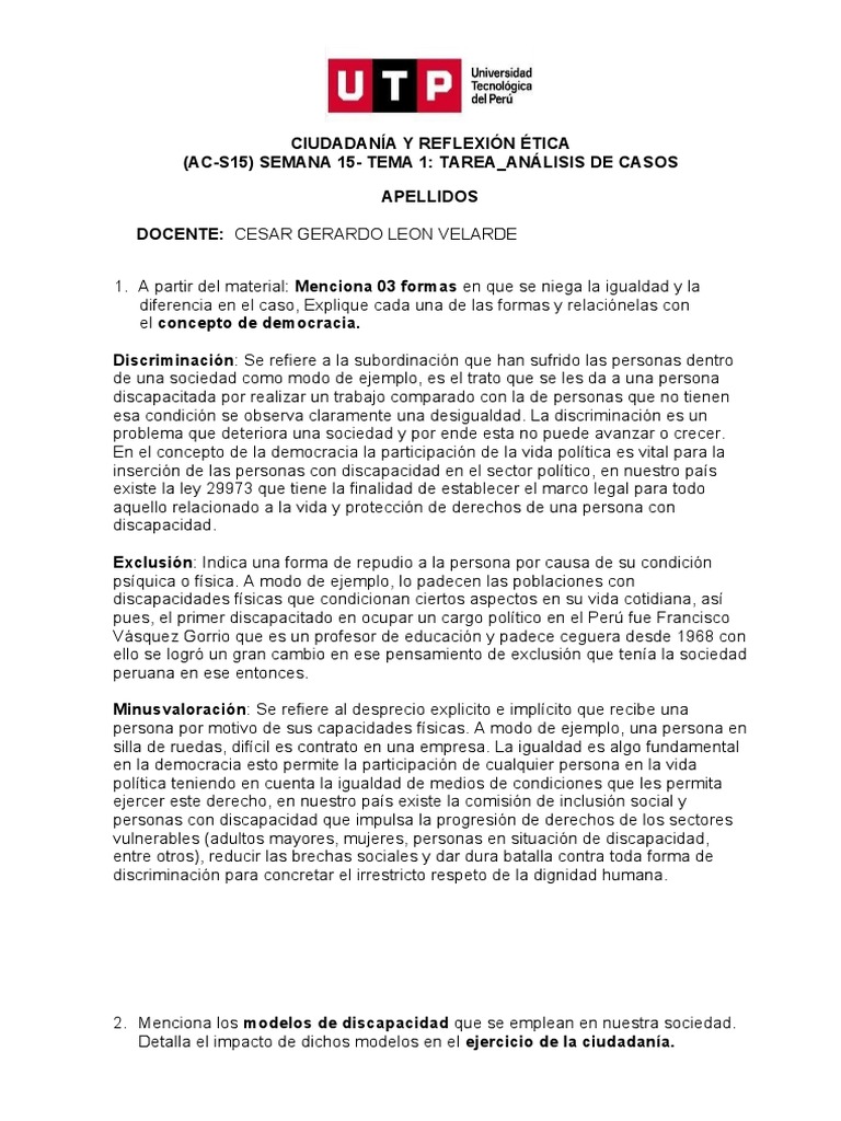 (AC-S15) Semana 15 - Tema 1 Tarea Análisis de Casos | Descargar gratis ... (AC-S15) Semana 15 - Tema 1 Tarea Análisis de Casos | Descargar gratis ...