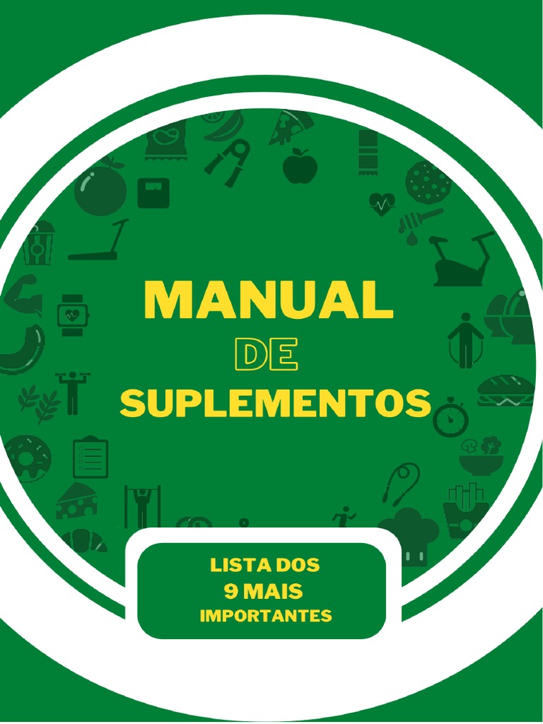 Manual de Suplementos | PDF | Ácido graxo ômega 3 | Proteínas