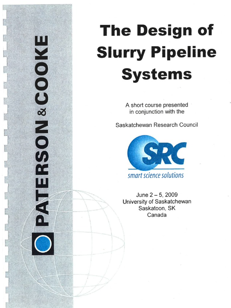The Design of Slurry Pipeline System | PDF