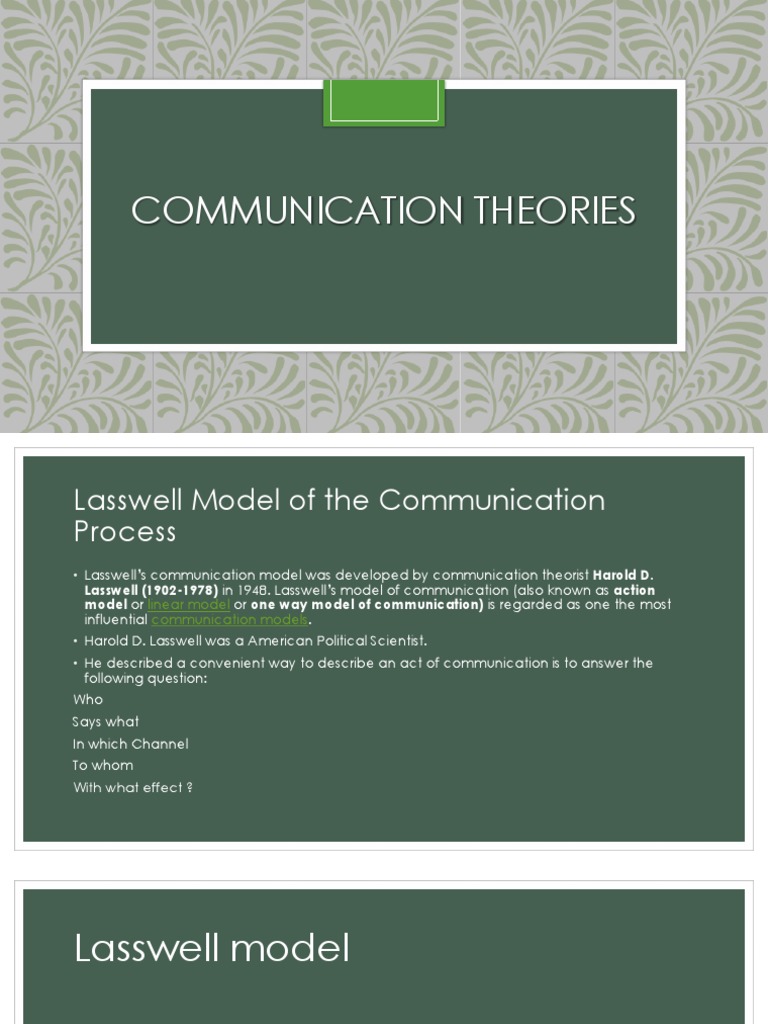 Communication Theories | PDF | Communication | Code