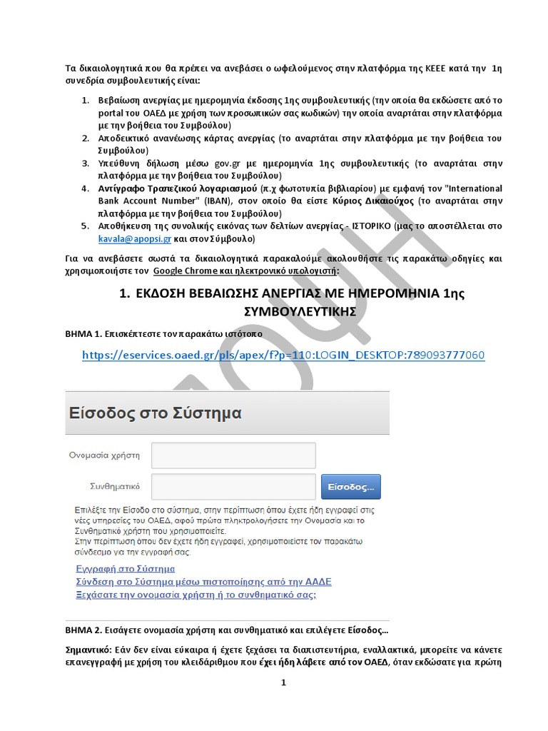 ΟΔΗΓΙΕΣ ΕΚΔΟΣΗΣ ΔΙΚΑΙΟΛΟΓΗΤΙΚΩΝ ΓΙΑ ΩΦΕΛΟΥΜΕΝΟΥΣ | PDF
