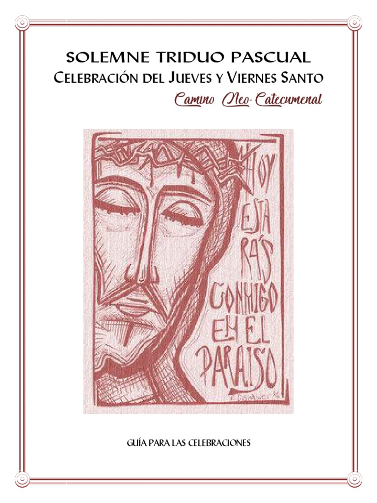 Guía de Triduo Pascual - Camino Catecumenal | PDF | Misa (liturgia) | Jesús