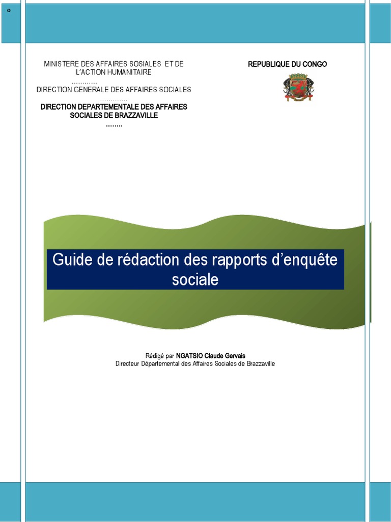 Guide D'enquete Sociale | PDF | Travail social | Invalidité