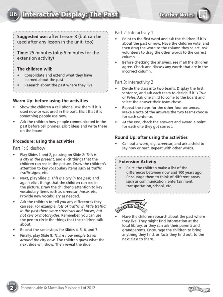 LEVEL 2 Interactive Display: Unit 6 | PDF | Linguistics | Cognitive Science