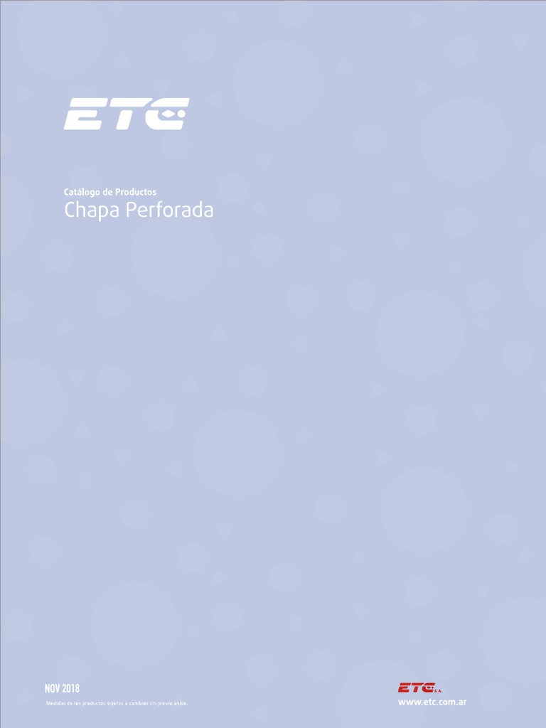 Chapa Perforada Etc | PDF