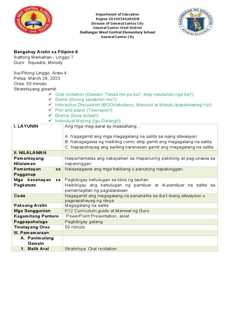 Magagalang Nasalita | PDF