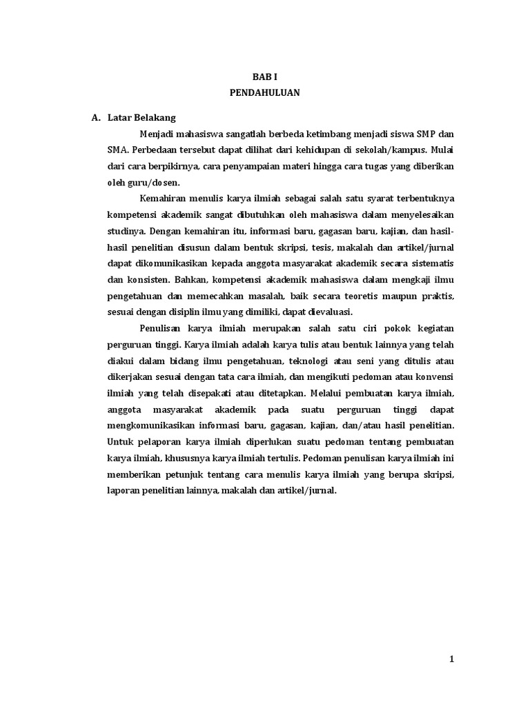 Bab Pendahuluan Dan Pembahasan | PDF