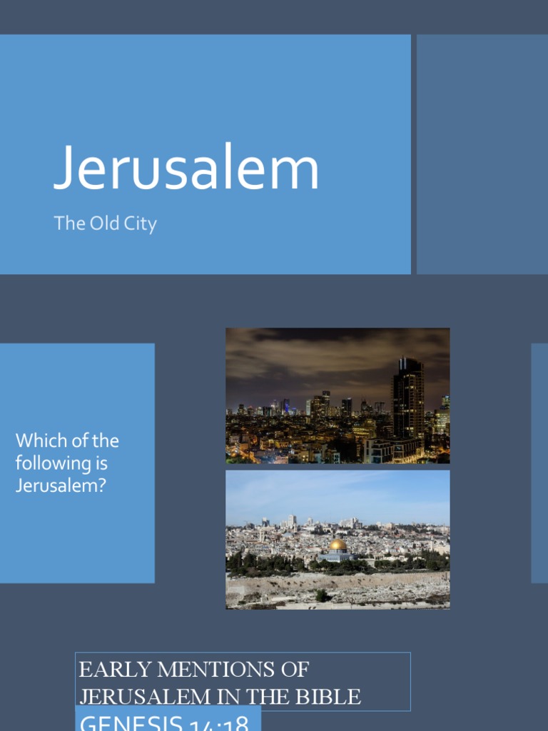 Jerusalem | PDF