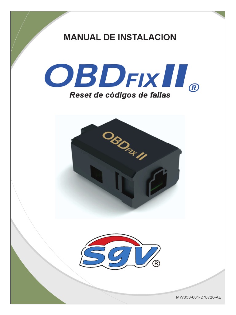 Obd Fix Ii | PDF | Informática | Ciencias de la Computación