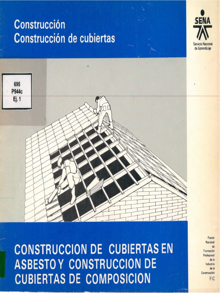 Construccion Cubiertas Asbesto | PDF | Techo | Tornillo