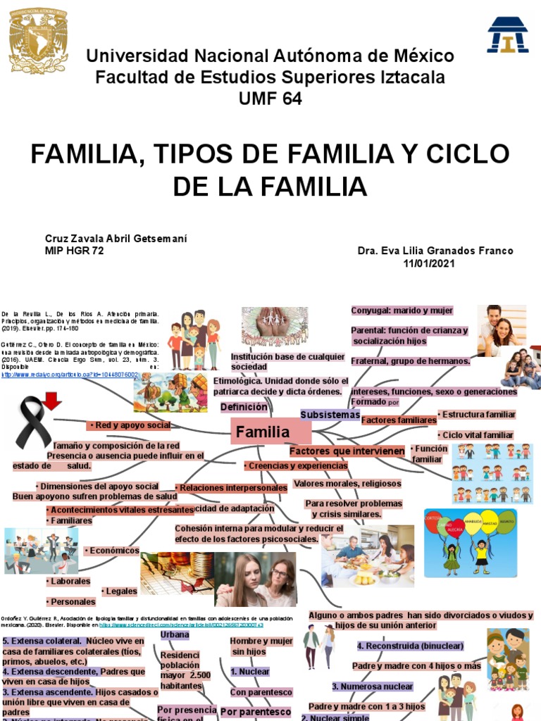 Familia, Tipos de Familia Y Ciclo de La Familia | PDF | Familia ...