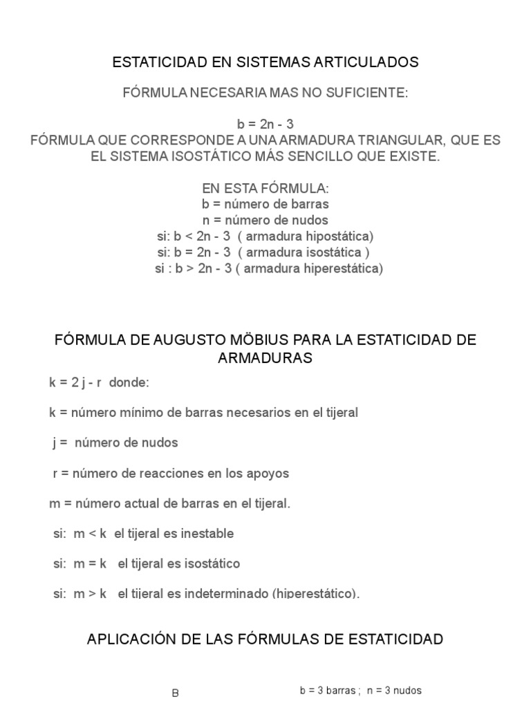 5 Estaticidad en Sistemas Articulados | PDF | Braguero | Ingeniería Sísmica
