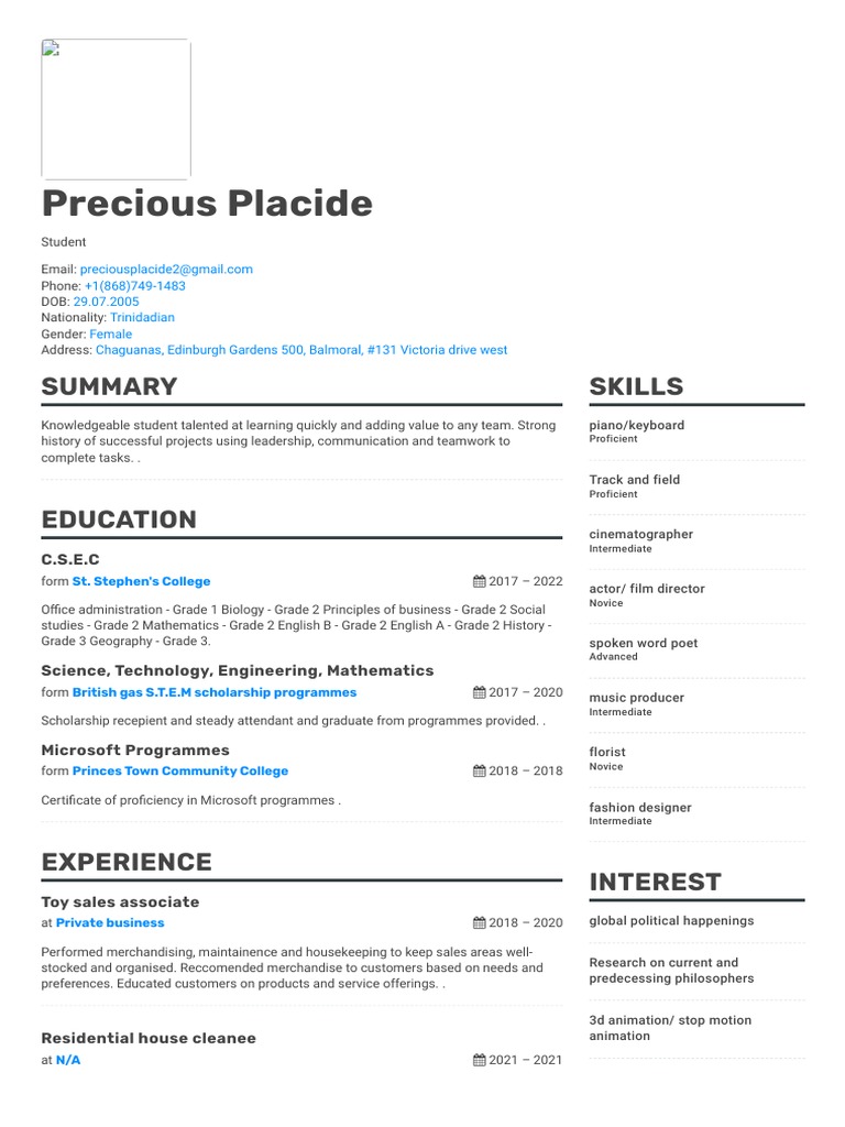 Precious - Resume-232 | PDF