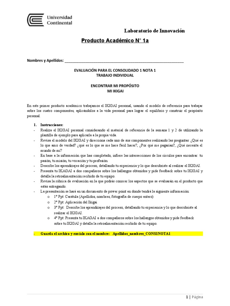 PA1a - CONS1 NOTA1 | PDF | Evaluación | Ciencia cognitiva