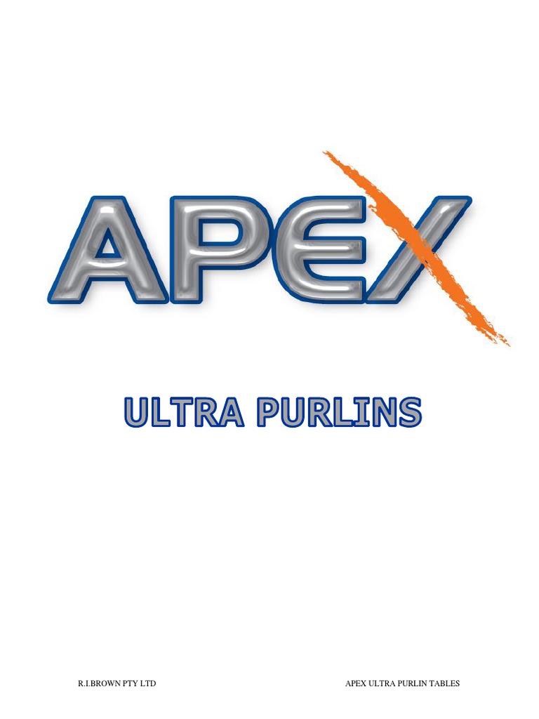 Apex Purlin Design Guidelines | PDF | Structural Engineering | Buckling