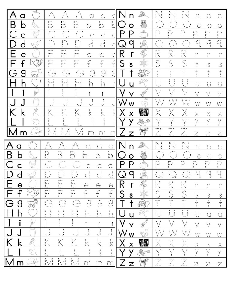 Abecedario para Trazar | PDF