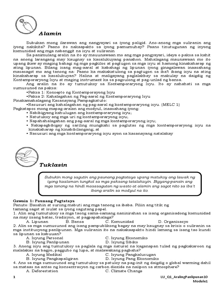 Modified Ap 10 - M1 - Q1 | PDF
