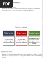 Module3 - Gravimetric Method of Analysis | PDF | Precipitation (Chemistry) | Solubility