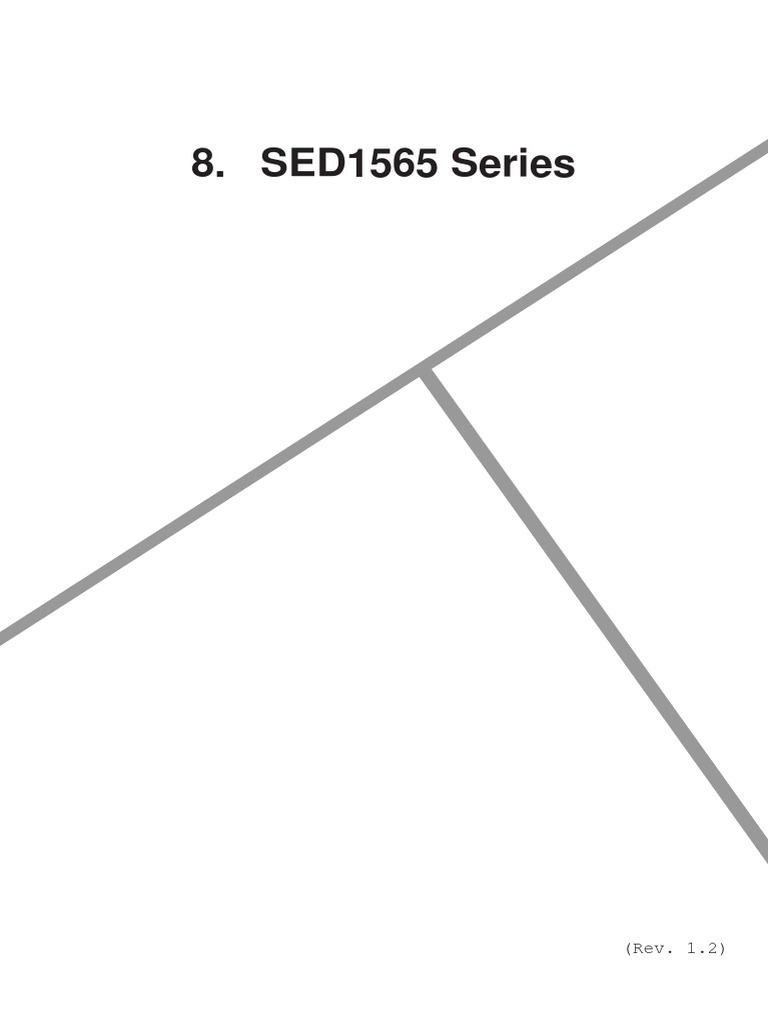 Sed 1565 | PDF | Liquid Crystal Display | Power Supply