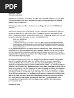 Frivolous Letter Template - 3176c | PDF | Affidavit | Internal Revenue ...