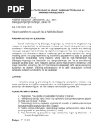 Abstrak Sample Tagalog | PDF