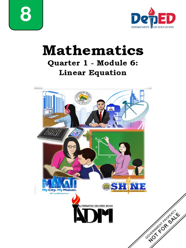 MATH8 Q1 WEEK6 Forupload | PDF | Mathematics | Elementary Mathematics