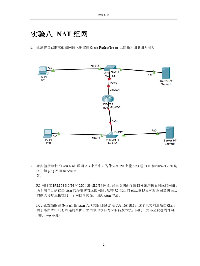 Network Experiment | PDF