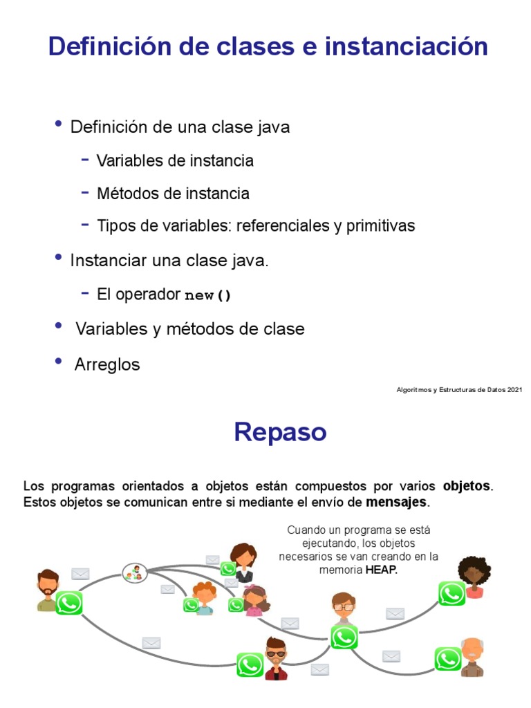 Clase 2 | PDF | Objeto (informática) | Java (lenguaje de programación)