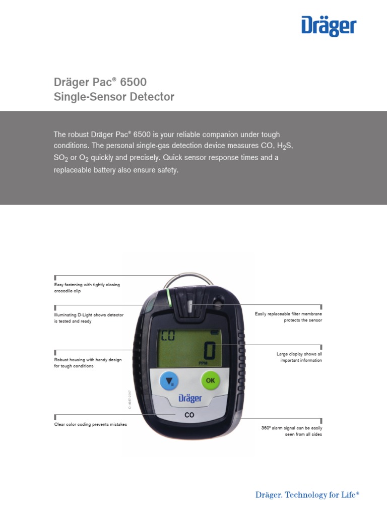 Pac 6500 Pi 9105295 en Us Us | PDF | Sensor | Carbon Dioxide