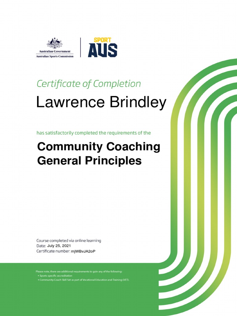 Community Coaching Principles Guide | PDF