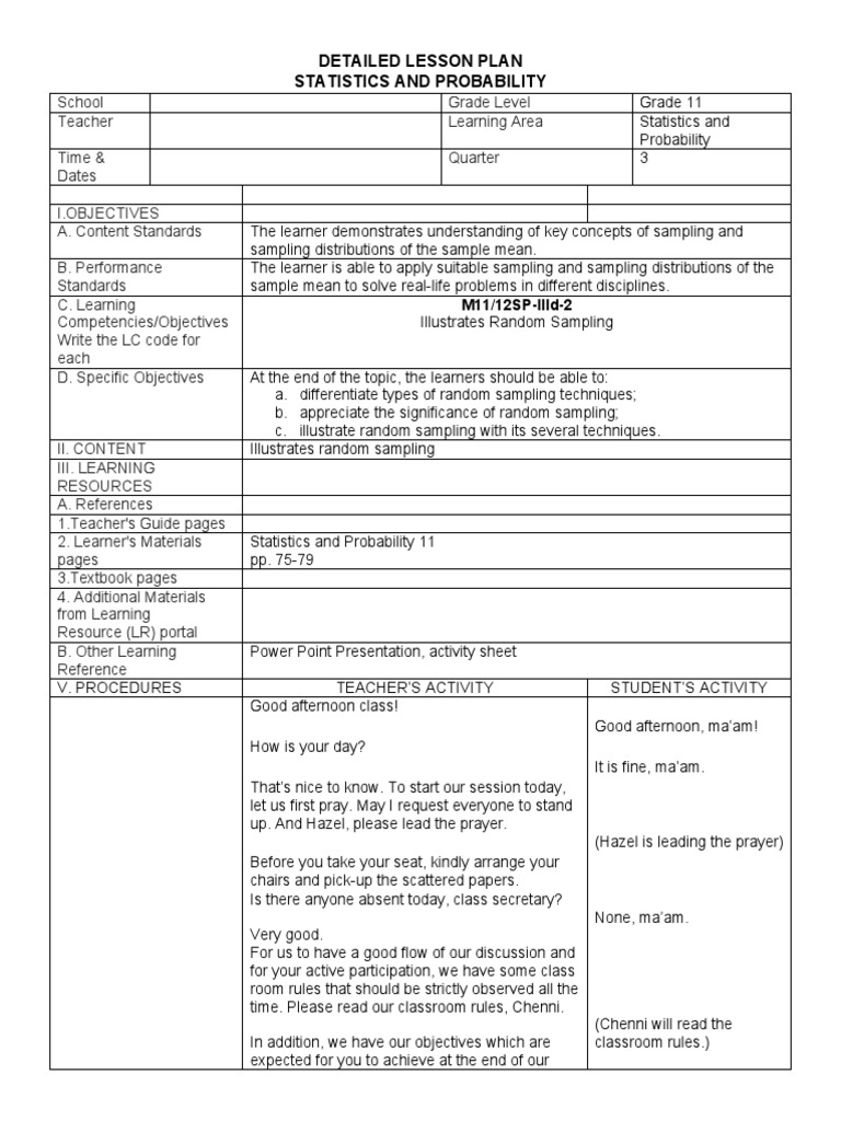 DLP Sampling Techniques | PDF | Sampling (Statistics) | Stratified Sampling