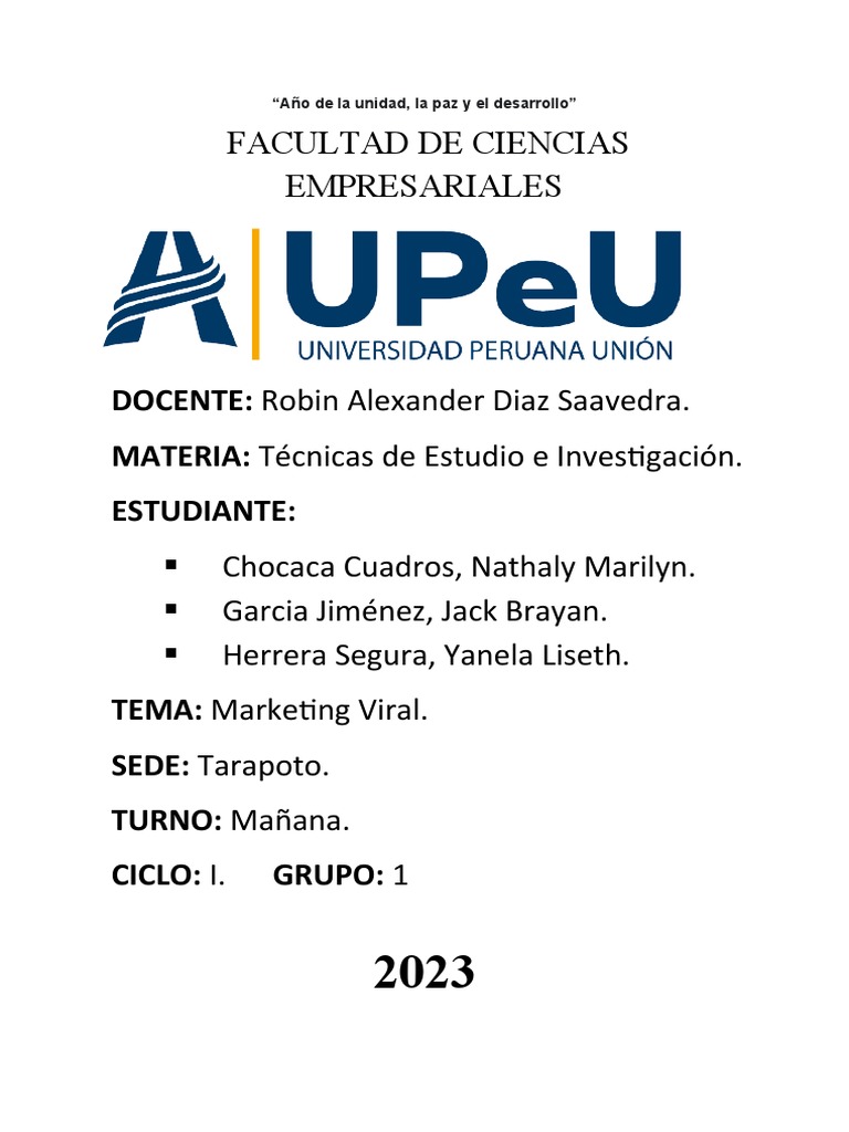 Caratula Upeu | PDF