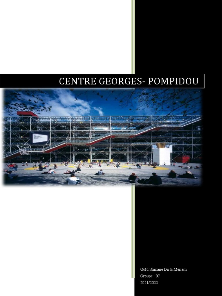Centre Georges Pompidou : Architecture et Culture | PDF | Art