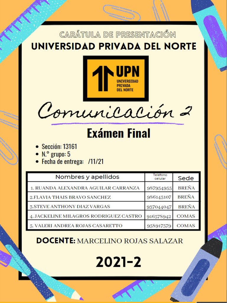 Examen Final: Comunicación Ii | PDF | Medios de comunicación) | Oración (Lingüística)