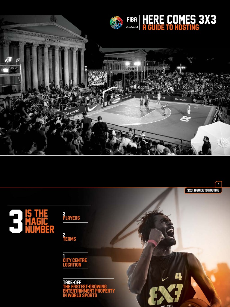 FIBA 3x3 Guide To Hosting Events | PDF | Ball Games | Team Sports