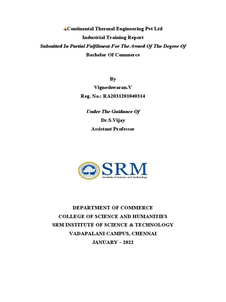 Internship-Report-sample - Converted HR (Vicky) | PDF | Human Resources ...