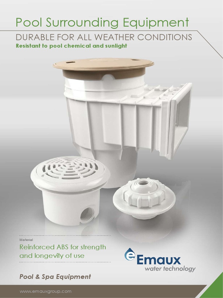 Pool Fittings Leaflet | PDF | Pipe (Fluid Conveyance) | Building Materials
