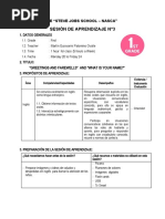 Kinder Unit 1 WORKSHEET 1 Greetings | PDF | Artes del Lenguaje y ...