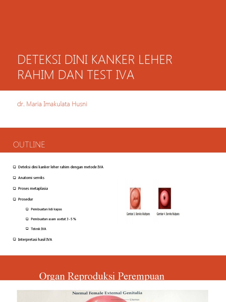 DETEKSI DINI KANKER LEHER RAHIM DAN TEST IVA - PPTX Neo | PDF