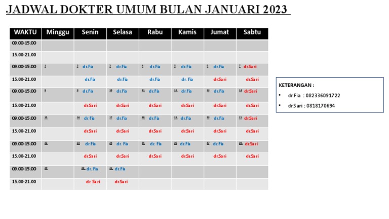 Jadwal GP November 2022 Edit | PDF