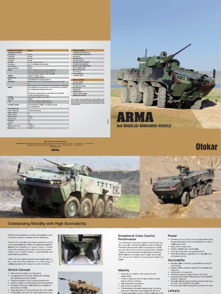 Otokar Arma 8x8 | PDF