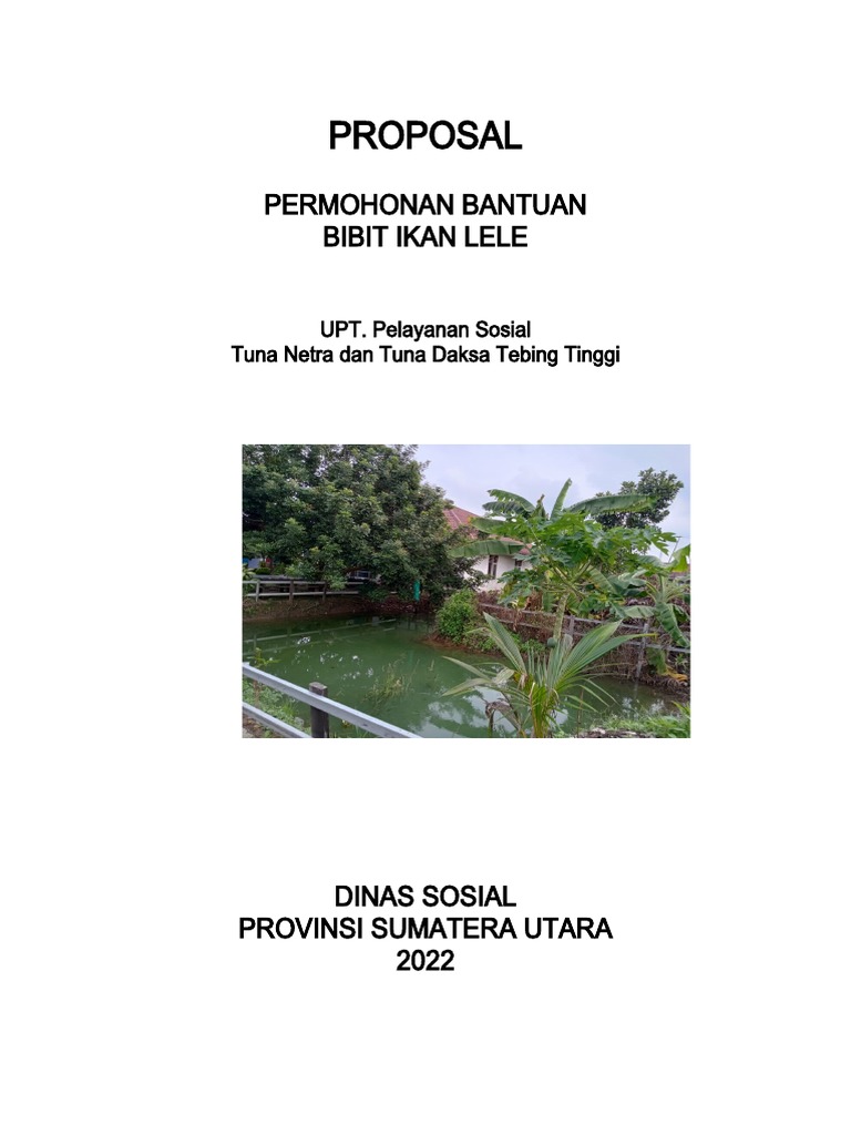 Proposal Permohonan Bibit Ikan Lele Pokdakan Karya Mandiri | PDF